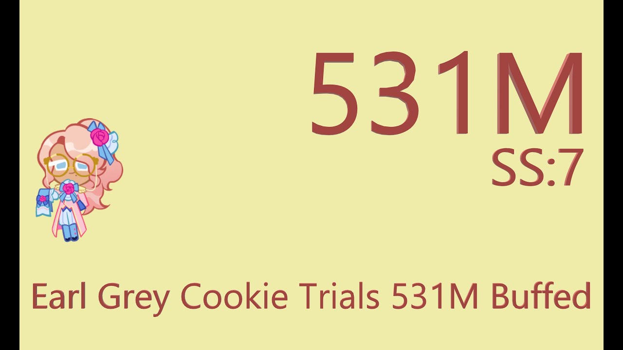 CROB Earl Grey Cookie Trials 531M Buffed | Jinx lol | Cookie Run ...