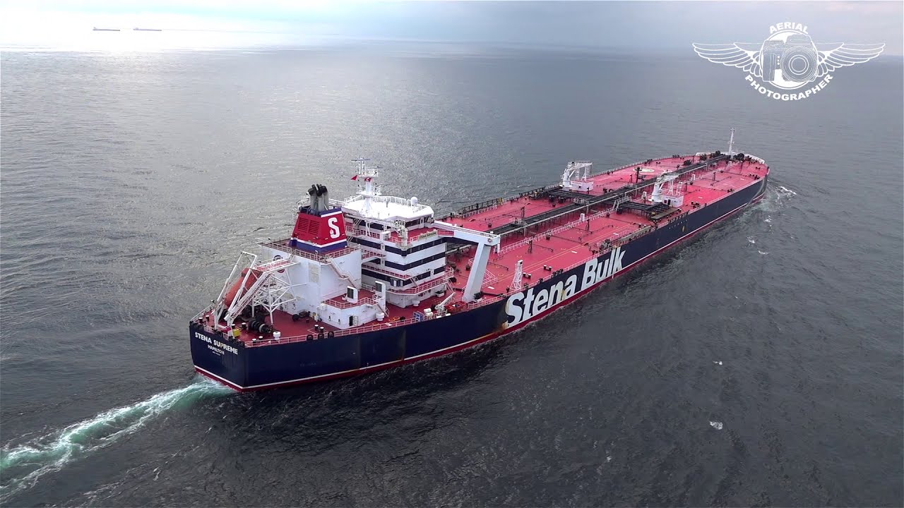 STENA SUPREME along the Straits Of Malacca - YouTube