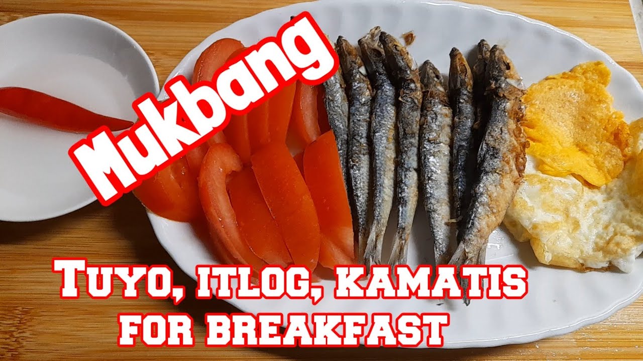 Tuyo , egg at kamatis | mukbang for breakfast #asmr @panofamilyvlog9894 ...