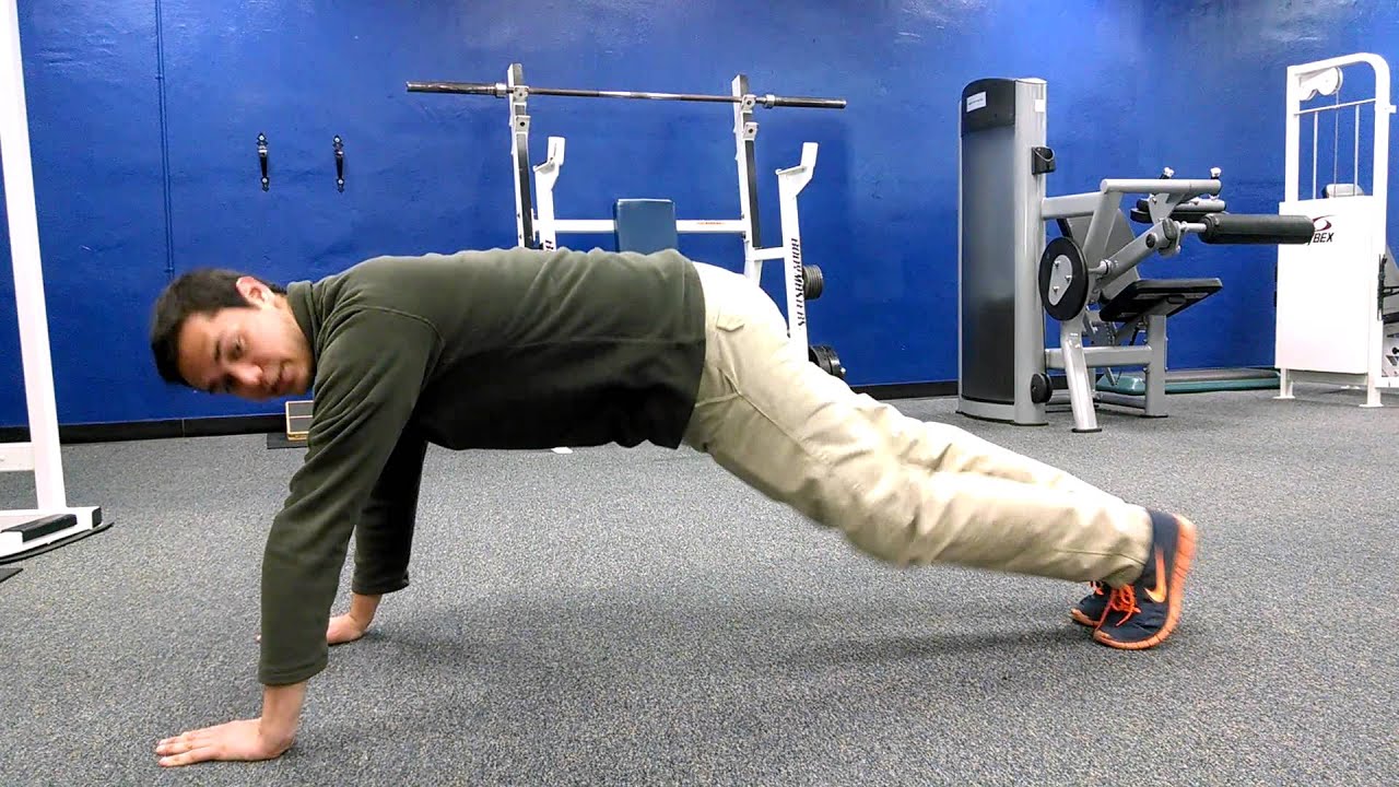 Plank oblique twist - YouTube