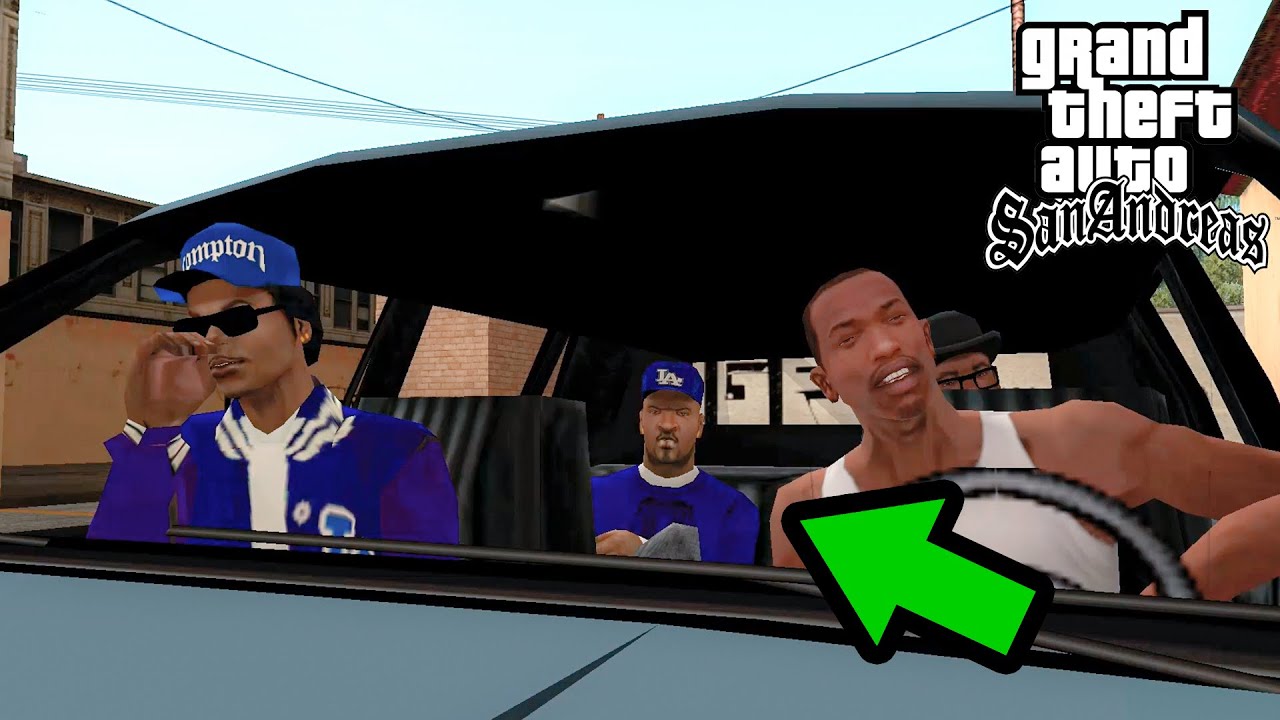 Crips vs Bloods Drive Thru Mission in GTA San Andreas! (Real Gangs ...