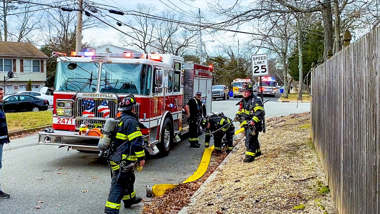 Working House Fire (Brick, NJ) 12/28/20 (Large Response) - YouTube