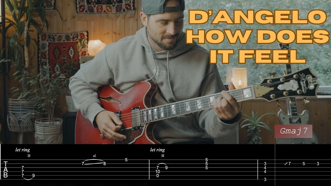 D’Angelo How Does It Feel | Neo-Soul Guitar Intro Lesson - YouTube