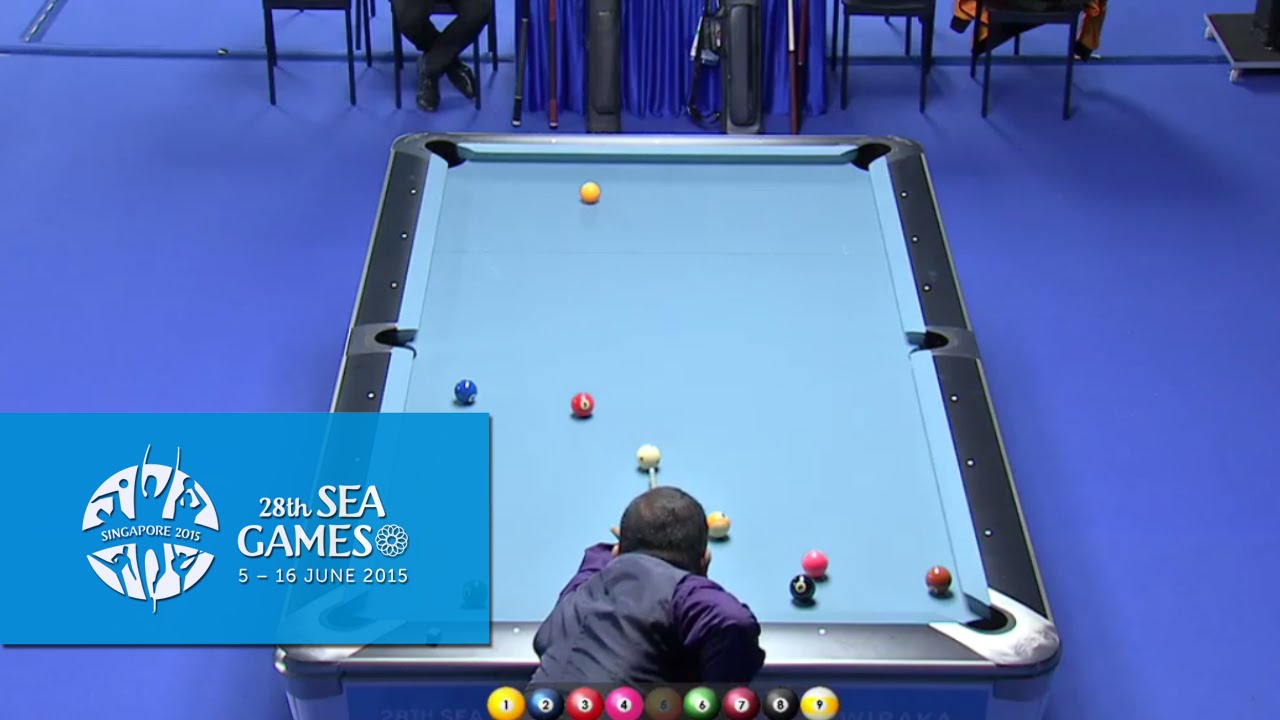 Billiards Men's Singles (Day 3) | 28th SEA Games Singapore 2015 - YouTube