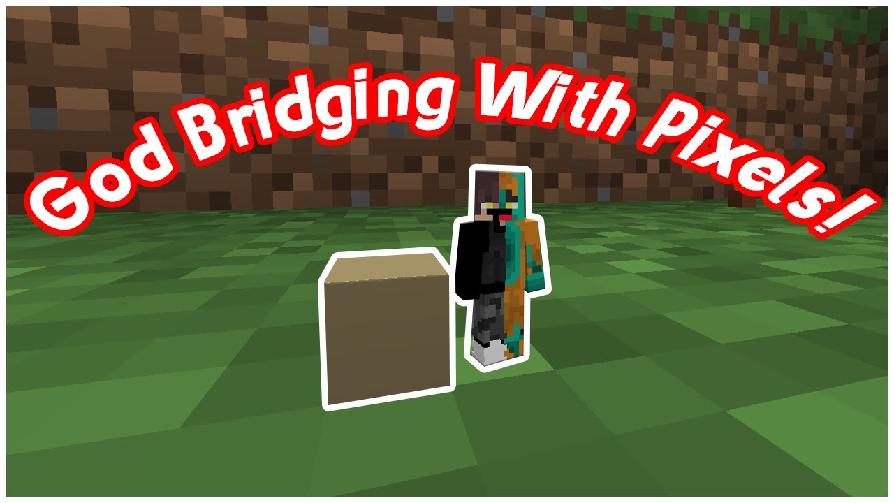 The Tiniest God Bridge In Whole Minecraft (Pixel God Bridge) - YouTube