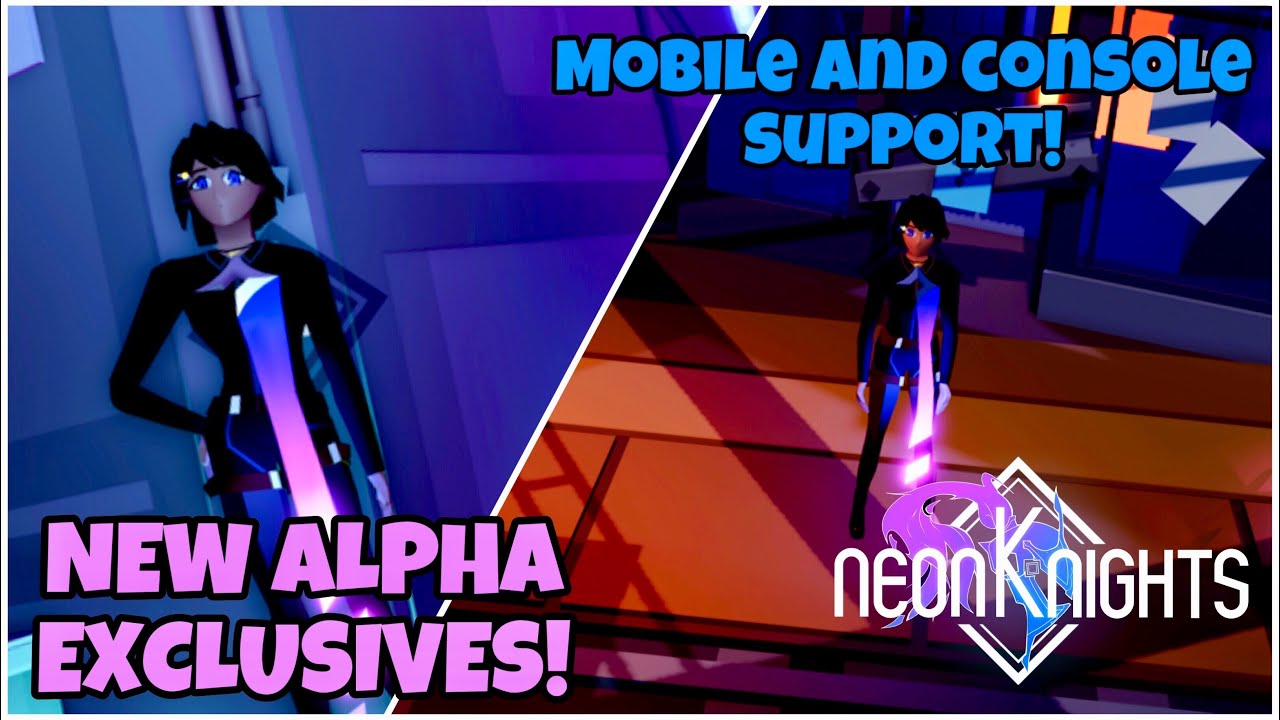 NEONKNIGHTS IS FINALLY FREE AND AVAILIBLE FOR MOBILE/CONSOLE! | Roblox ...