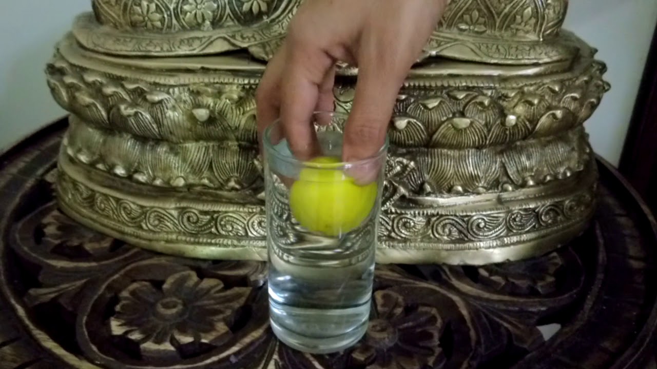 Amazing Lemon floating in plain water 💦 - YouTube