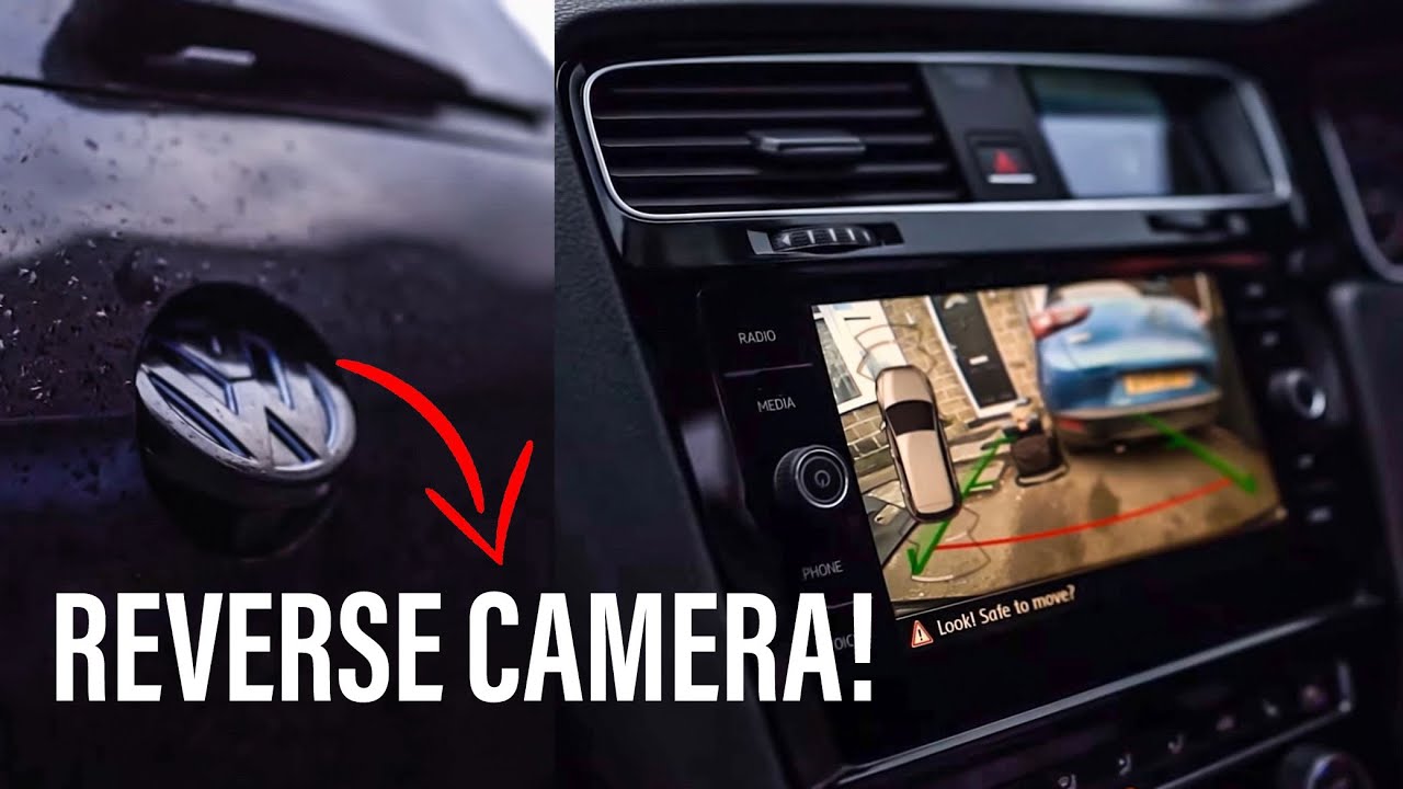 Installing a GENUINE Reverse Camera in my Golf R! - YouTube