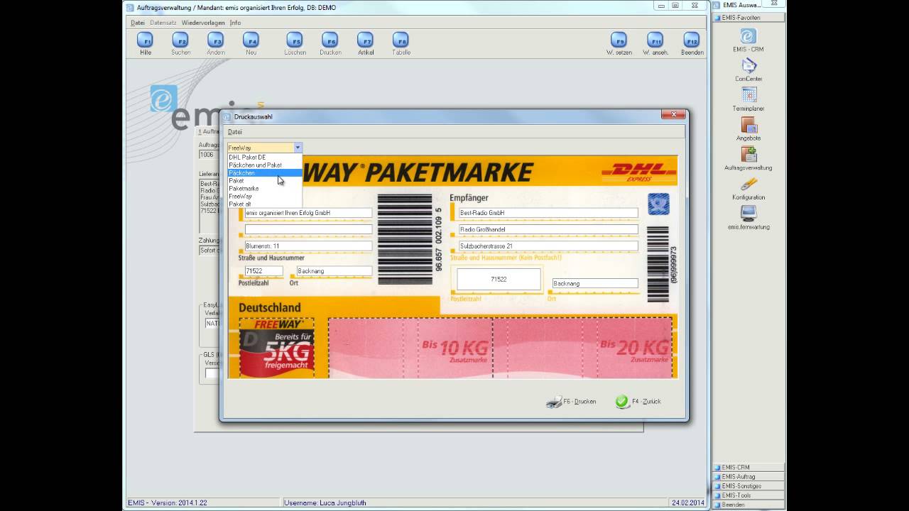 Logistik in emis - YouTube