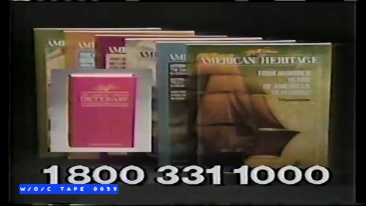 American Heritage Magazine Subscription Commercial - 1988 - YouTube