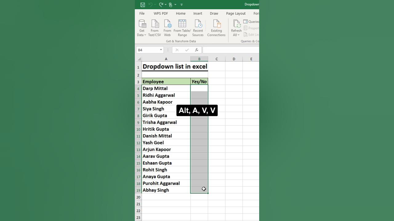 Dropdown List In Excel Exceltutorial Exceltips Exceltricks Excel