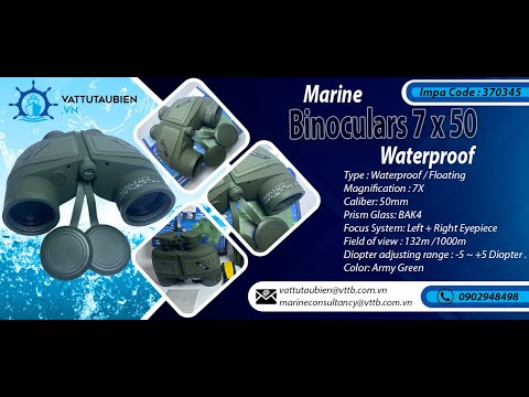 Marine Waterproof Binucolars 7×50 I Impa Code 370345 I vattutaubien.vn ...