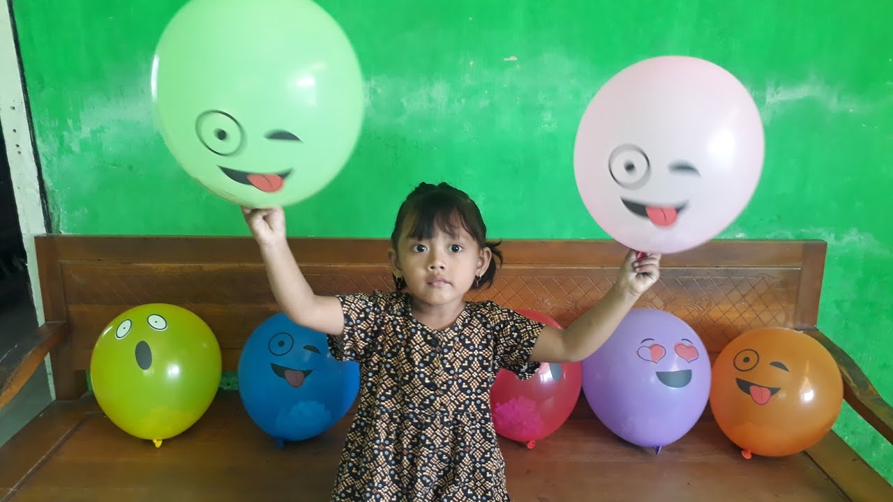 MAIN PECAH BALON WARNA-WARNI🎈💞💞 - YouTube
