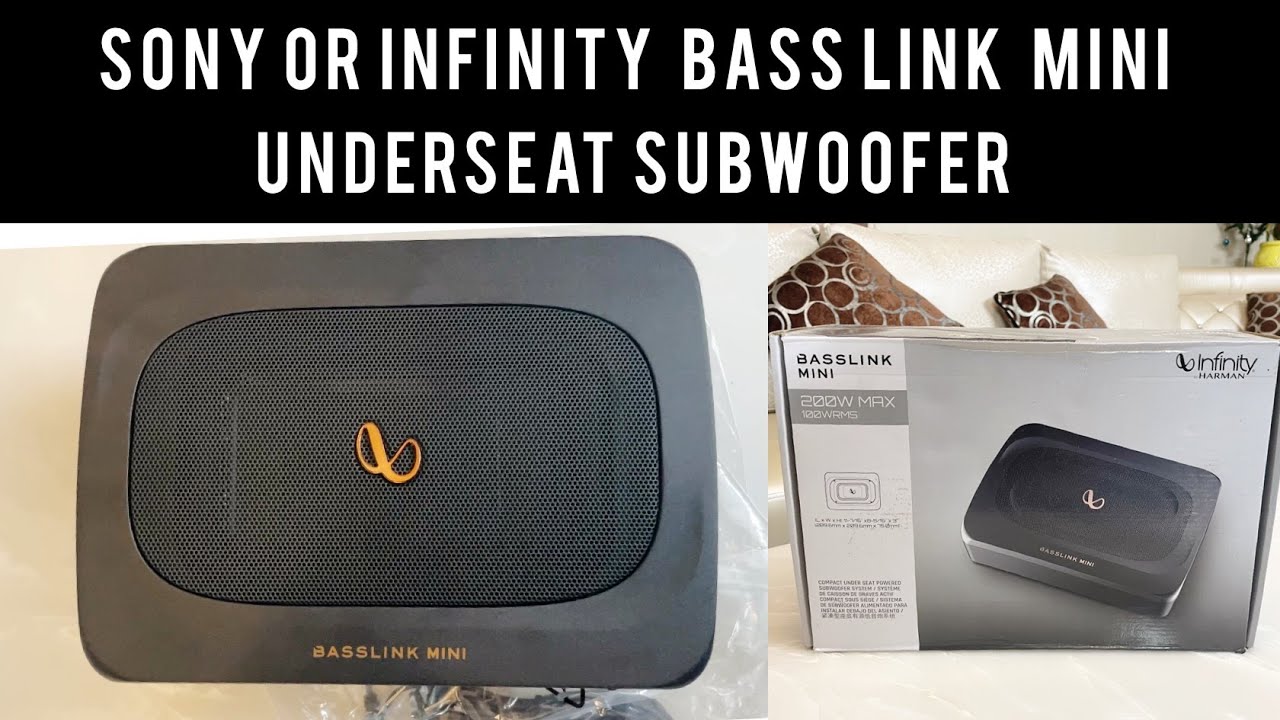 Confused About Underseat Subwoofer? || SONY OR INFINITY BASSLINK MINI ...