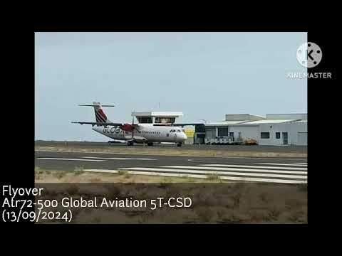 Flyover Atr72-500 Global Aviation 5T-CSD (13/09/2024) - YouTube