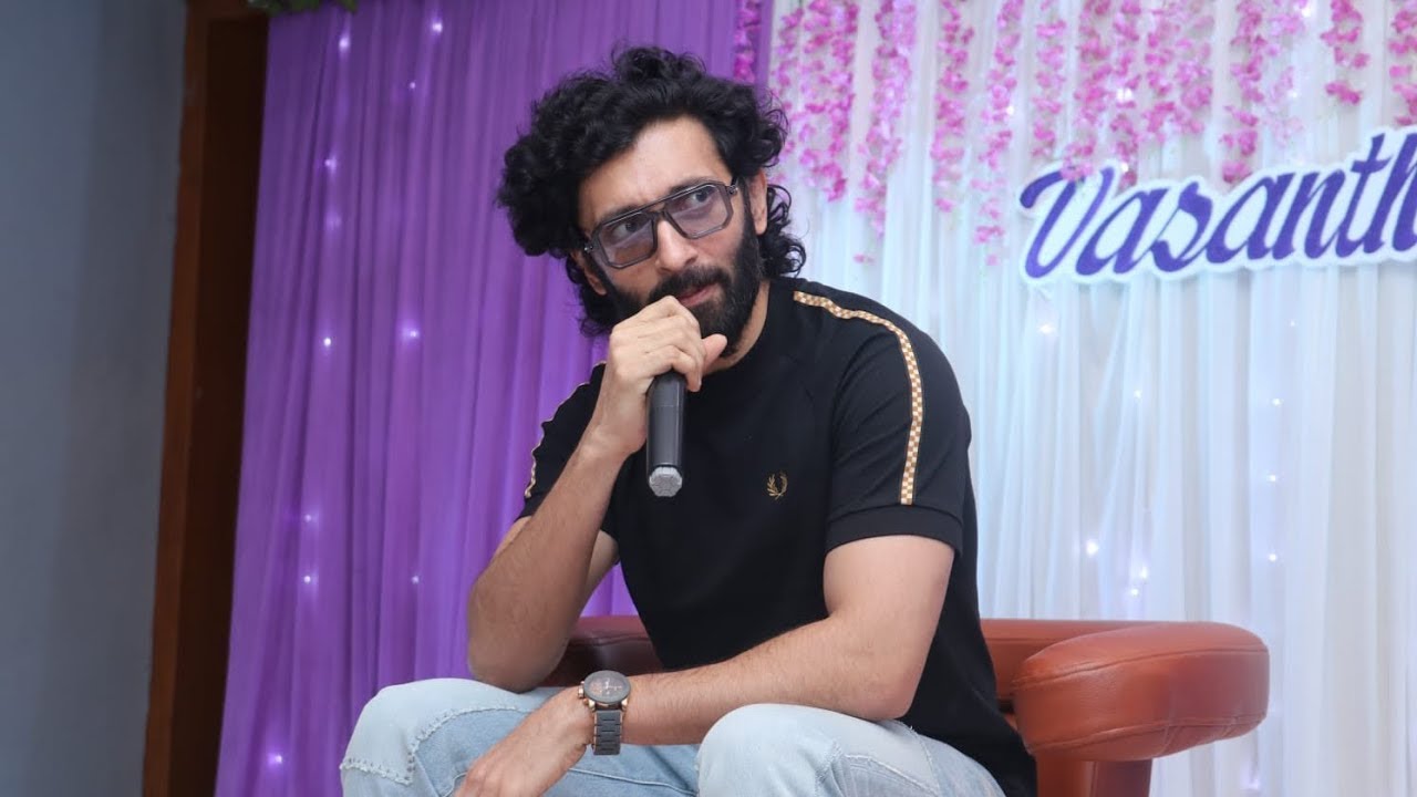 Actor Vasanth Ravi Birthday Celebration Exclusive Press meet - Vasanth ...