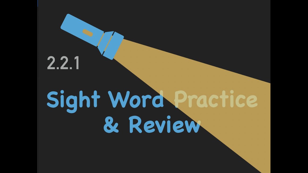 Wonders 2.2.1 Sight Words - YouTube