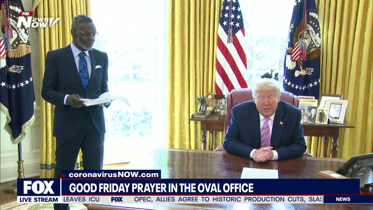 GOOD FRIDAY PRAYER President Trump Blessings At The White House - YouTube