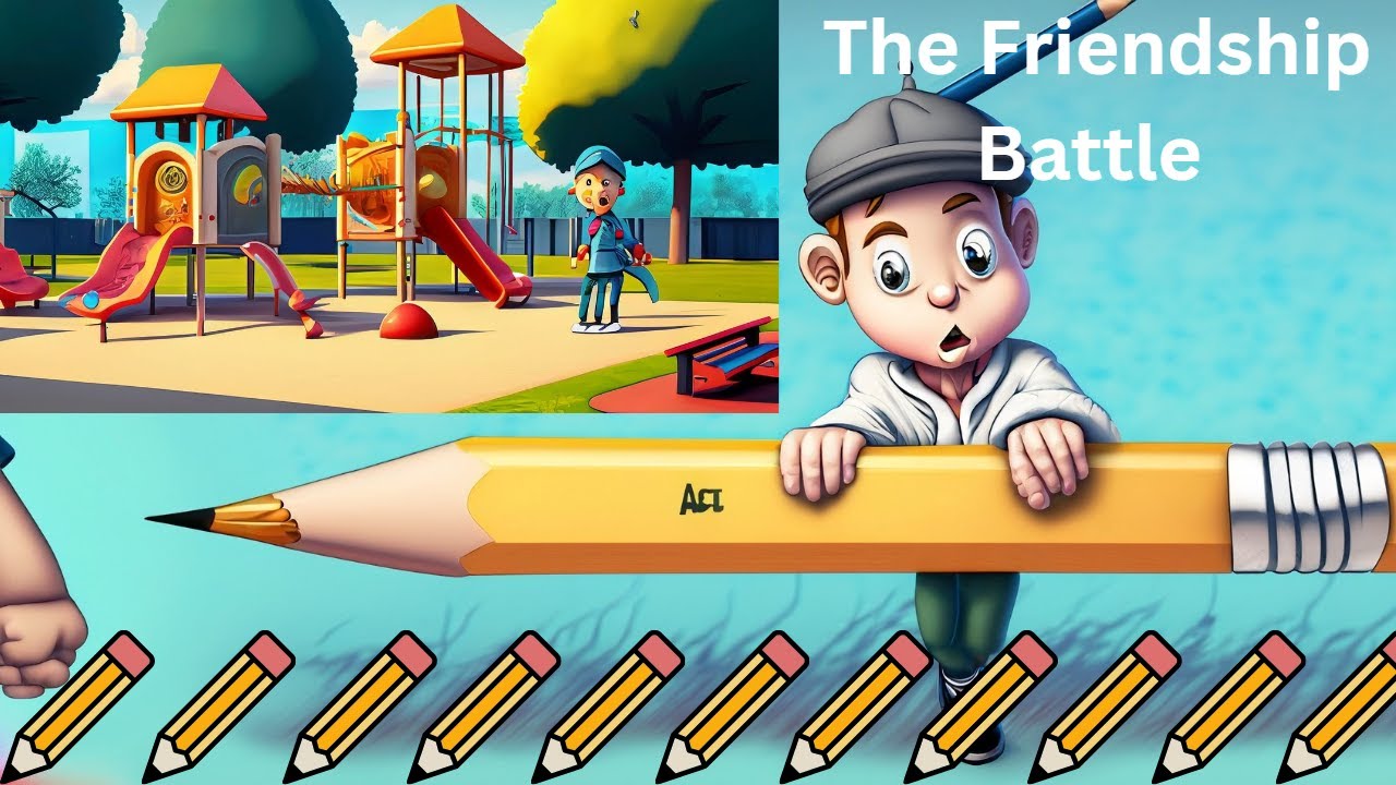 The Friendship Battle kids cartoon animation story - YouTube