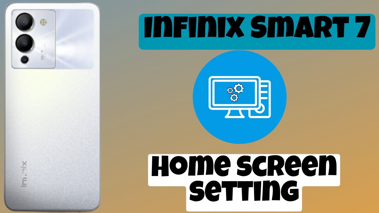 Infinix Smart 7 Home screen setting || How to change the home screen ...