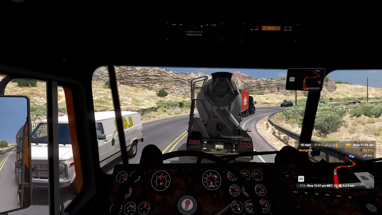 American Truck Simulator with TrackIR 4 - YouTube