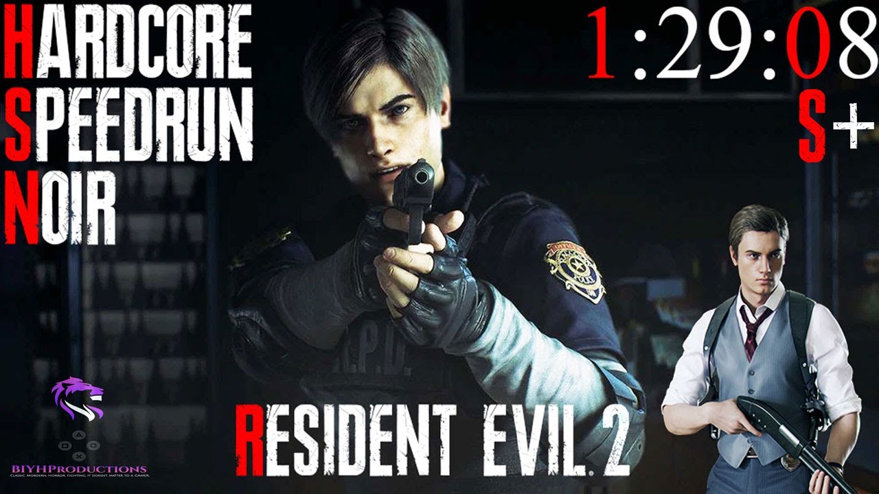 Biohazard 2 Remake Speedrun - RE2 REmake Hardcore Speedrun 1:29:08 ...