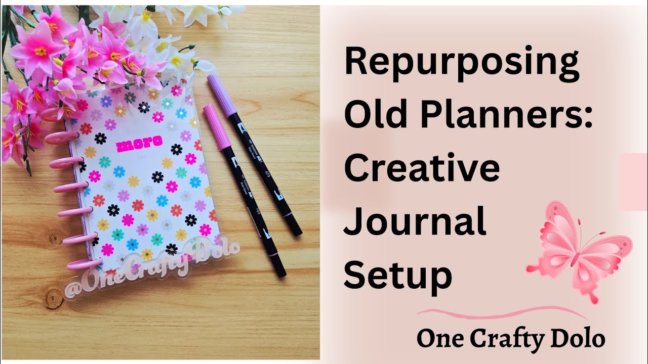 Repurposing Old Planners: Creative Journal Setup - YouTube