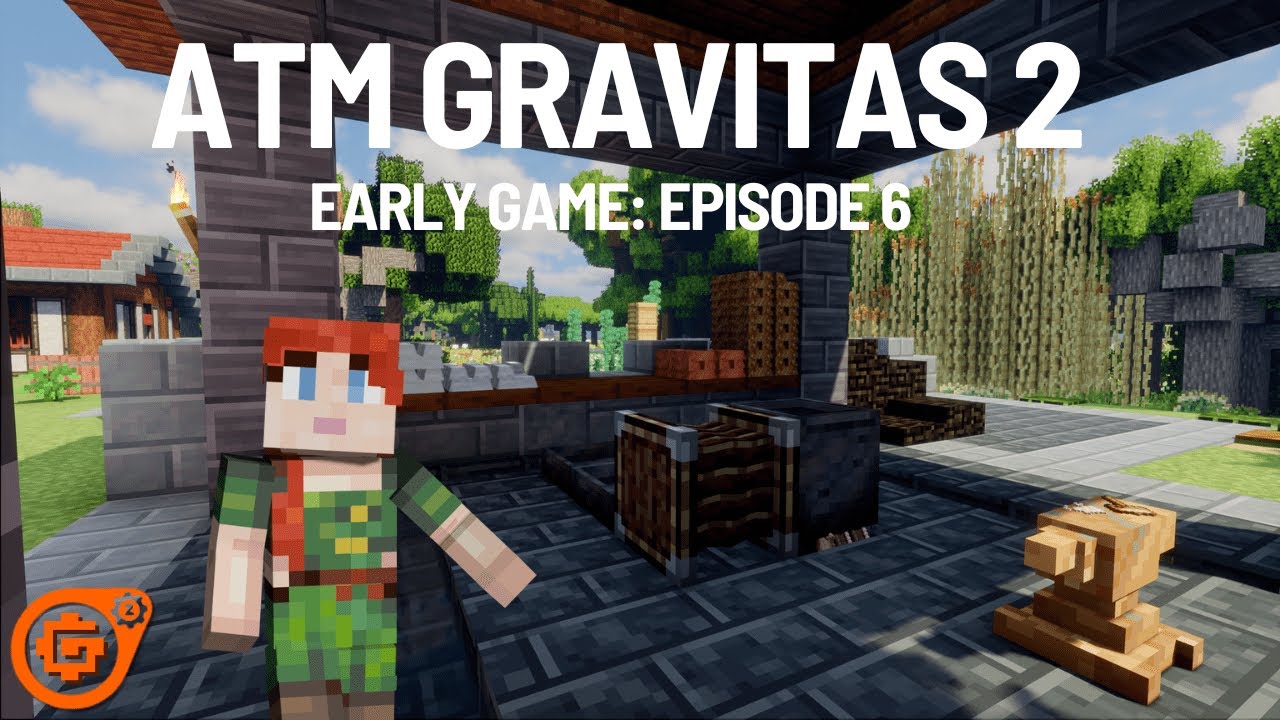 ATM Gravitas 2 Early Game: Ep6 Starting Create and Caving - YouTube