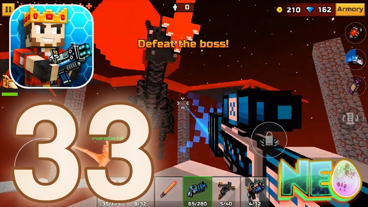 Pixel Gun 3D: Gameplay Walkthrough Part 33 - Block World Final Boss ...