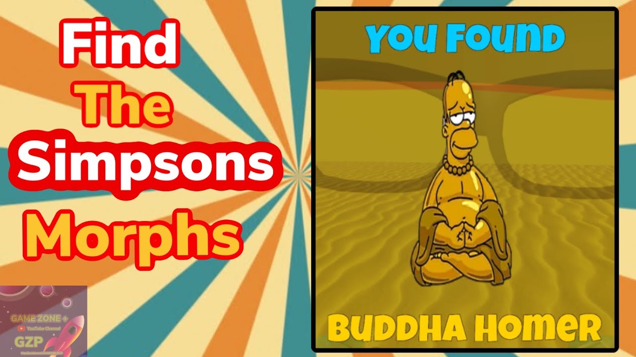 How to find “Buddha Homer” Morph in Find the Simpsons Game. #roblox ...