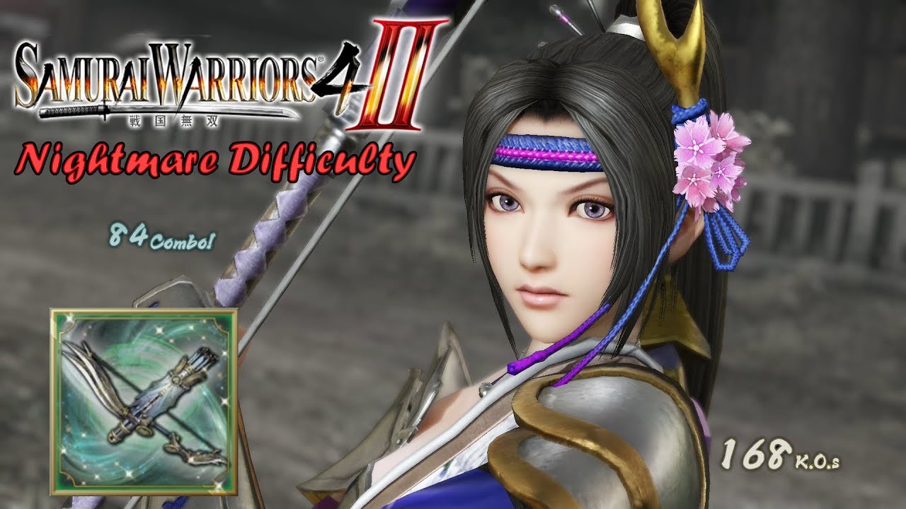 Ina - Rare Weapon (Nightmare Difficulty) | Samurai Warriors 4-II - YouTube