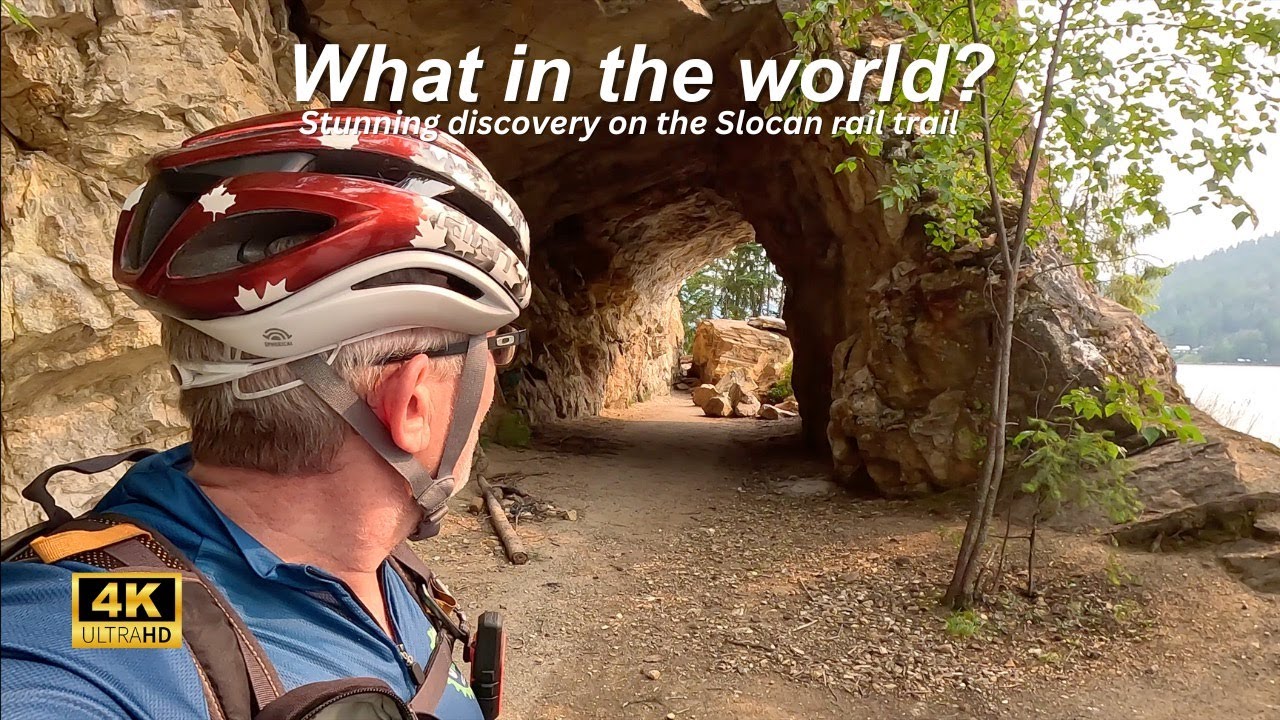 Stunning DISCOVERY on the Slocan Valley rail trail. - YouTube