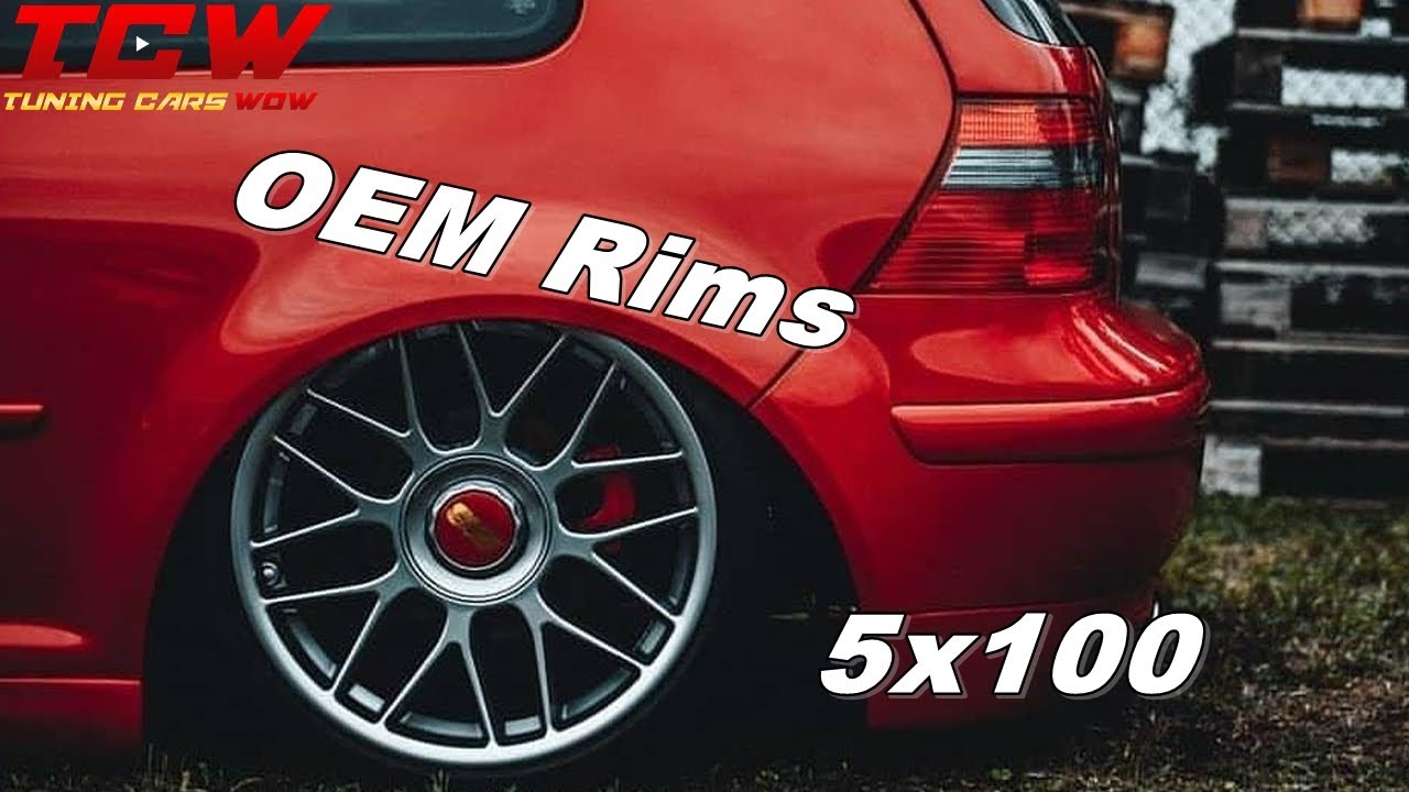 OEM Rims 5X100 VW Golf 4 Bora Jetta MK4 - YouTube