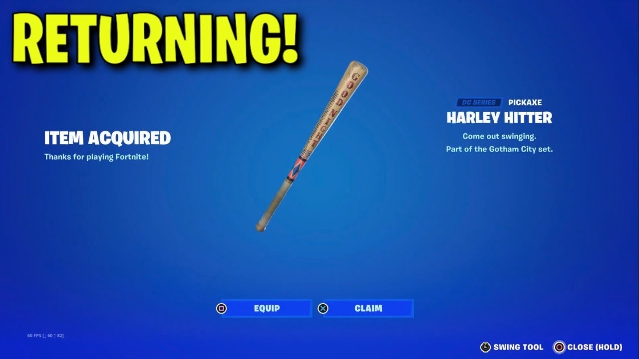 HARLEY HITTER PICKAXE RETURN DATE in FORTNITE ITEM SHOP! (Harley Hitter ...
