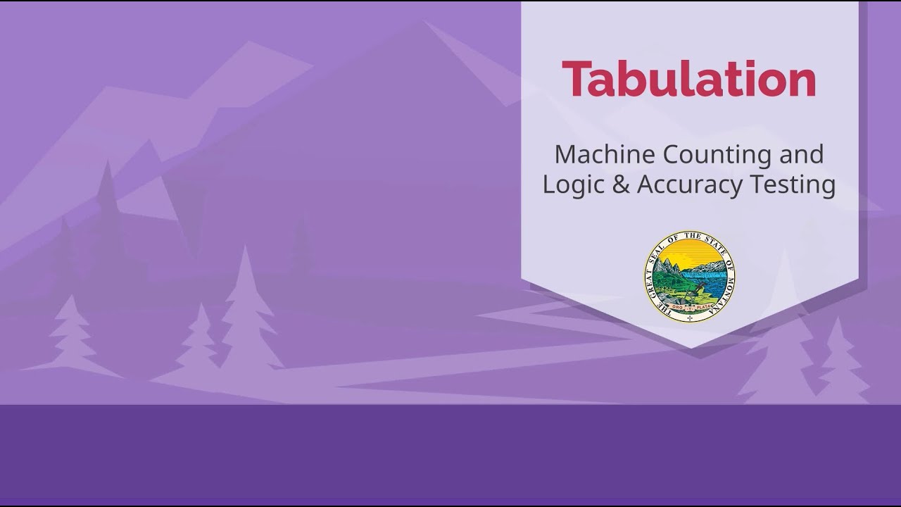 5.3 - Machine Tabulation in Montana Elections - YouTube