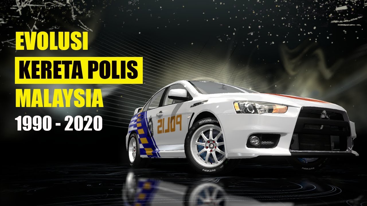 EVOLUSI KERETA POLIS MALAYSIA | 1990 - 2020 | PDRM - YouTube
