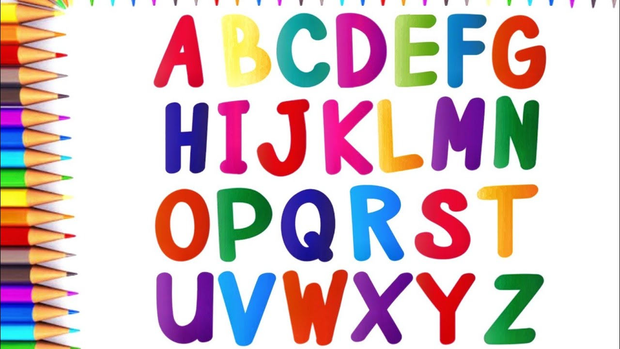 How To Draw Abcd For Kids | Alphabet Drawing Easy | step by step - YouTube