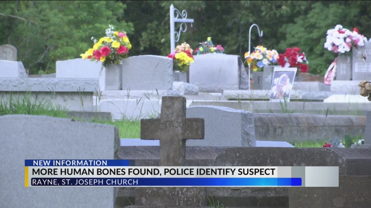 More human bones found at church, suspect identified - YouTube