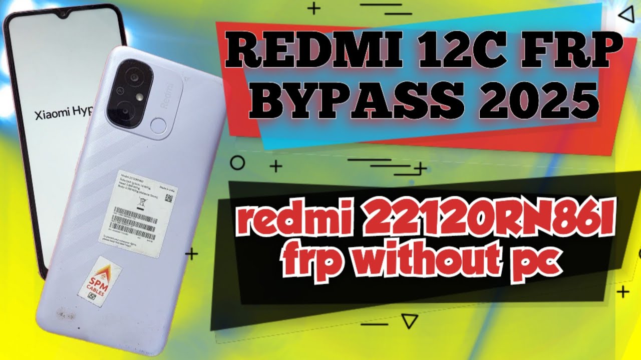 redmi 12c frp remove without pc | redmi 12c frp bypass miui 14 - YouTube
