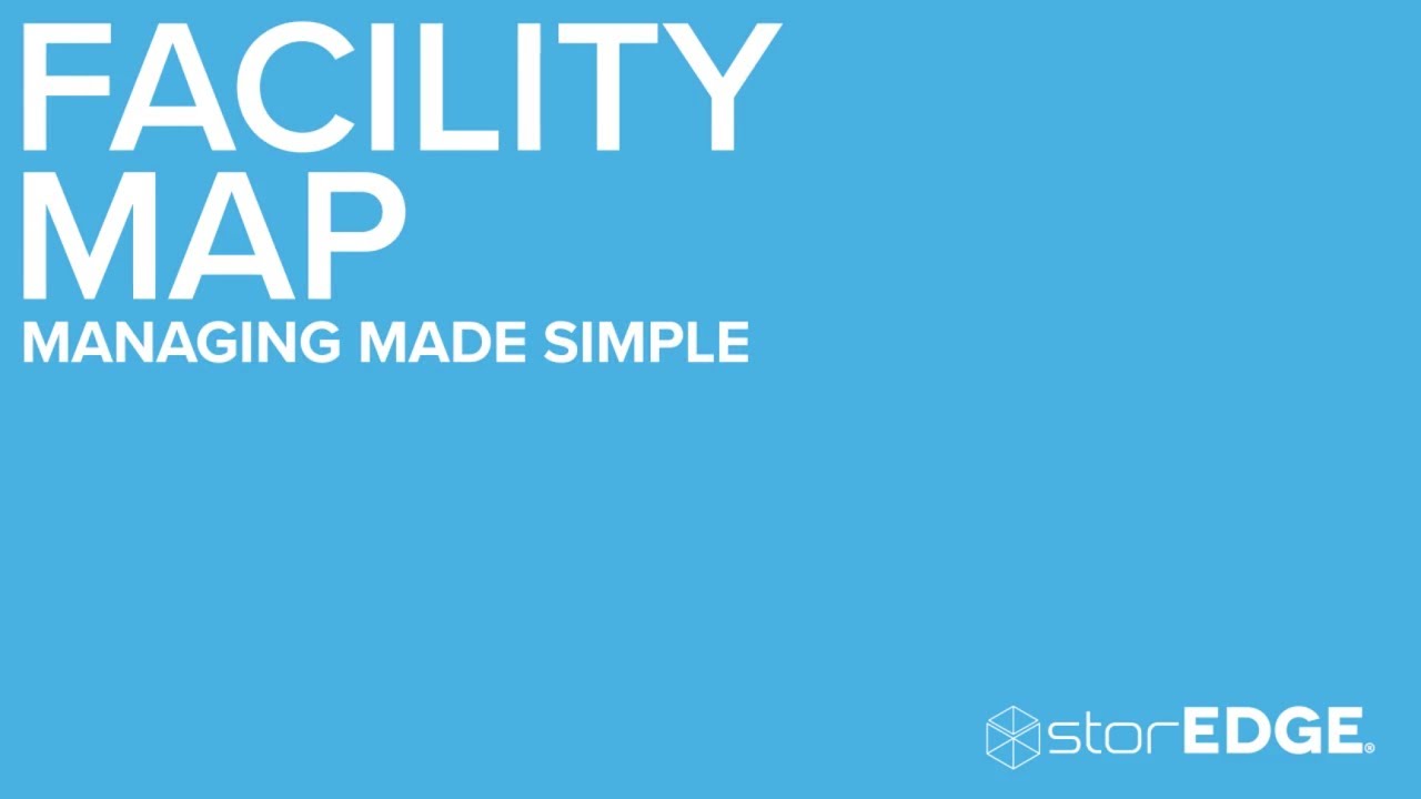 Facility Map | Self Storage Software by storEDGE - YouTube