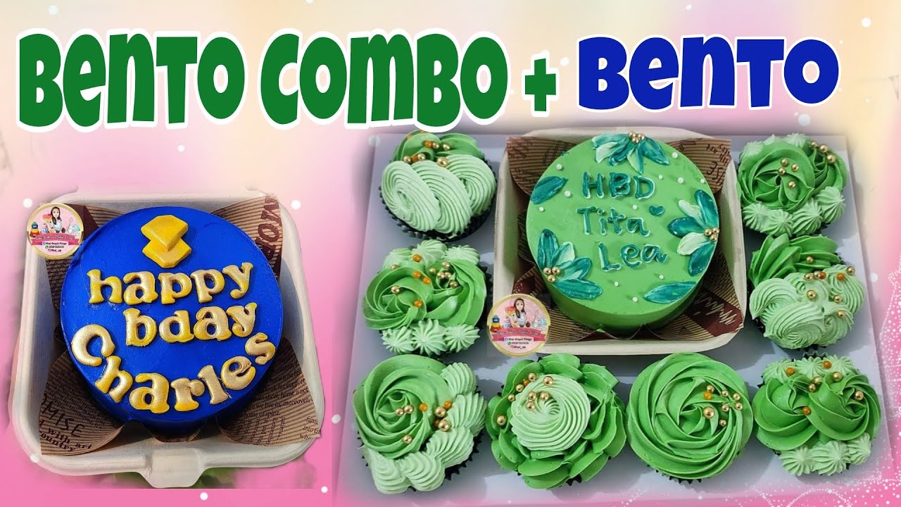 Bento Cake + Bento Combo + Commissioned Topper | Mommy Khai TV - YouTube