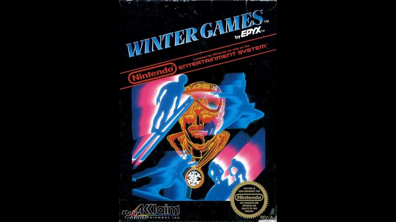Me Playing Winter Games For The NES!! - YouTube