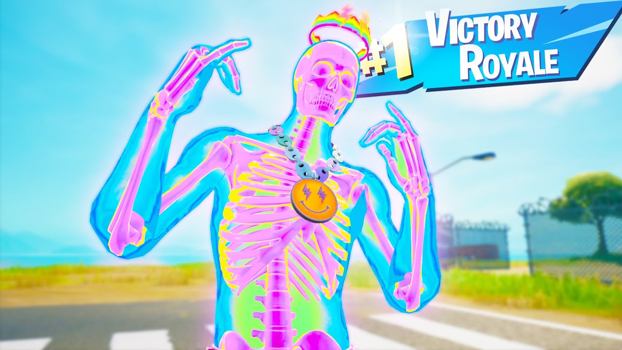 J BALVIN SKIN (SKELETON STYLE) GAMEPLAY / 10 Kills Solo Win + HANDCAM ...