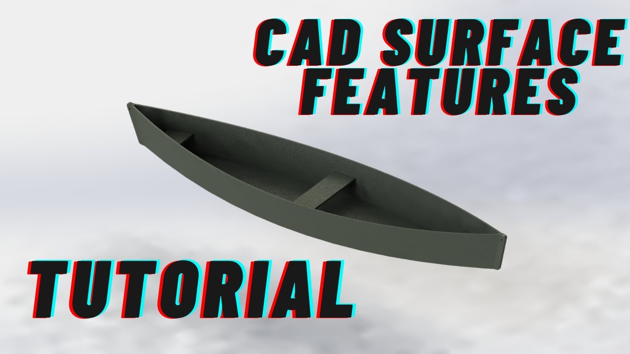 How to Draw a Small Boat in SolidWorks - YouTube