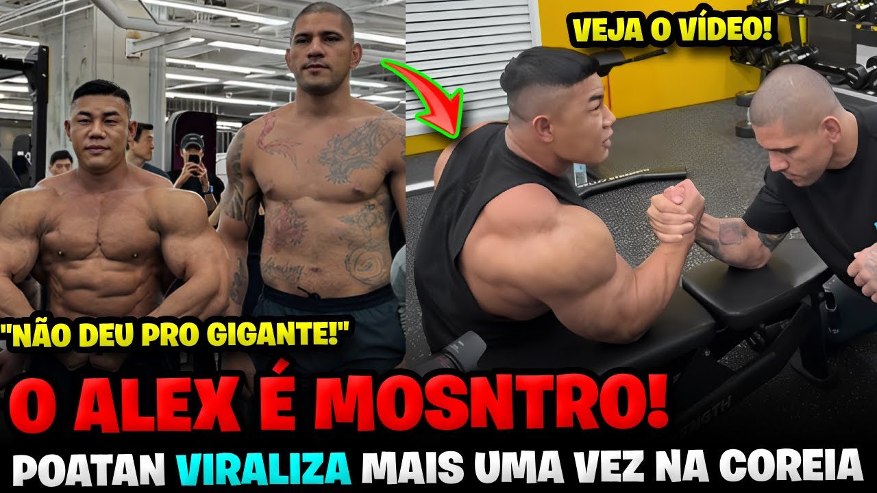 Alex Poatan surpreende novamente na Coreia e aparece disputando queda ...