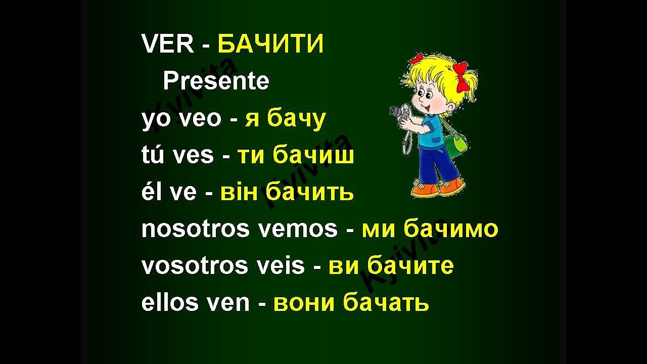 Ver | Presente de indicativo - YouTube