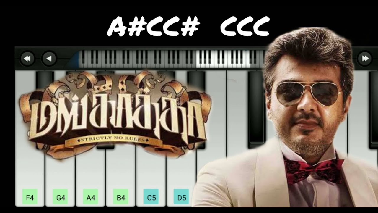 Mankatha BGM | Easy Piano Notes| How to play | Keyboard Notes | Yuvan ...