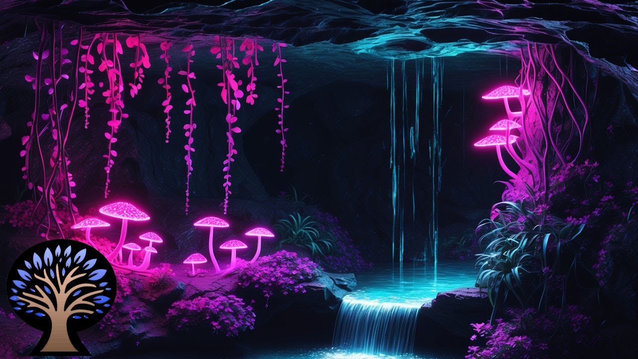 Glowing Grotto – 10 HOURS ASMR Water Sounds for Deep Sleep (No Music ...