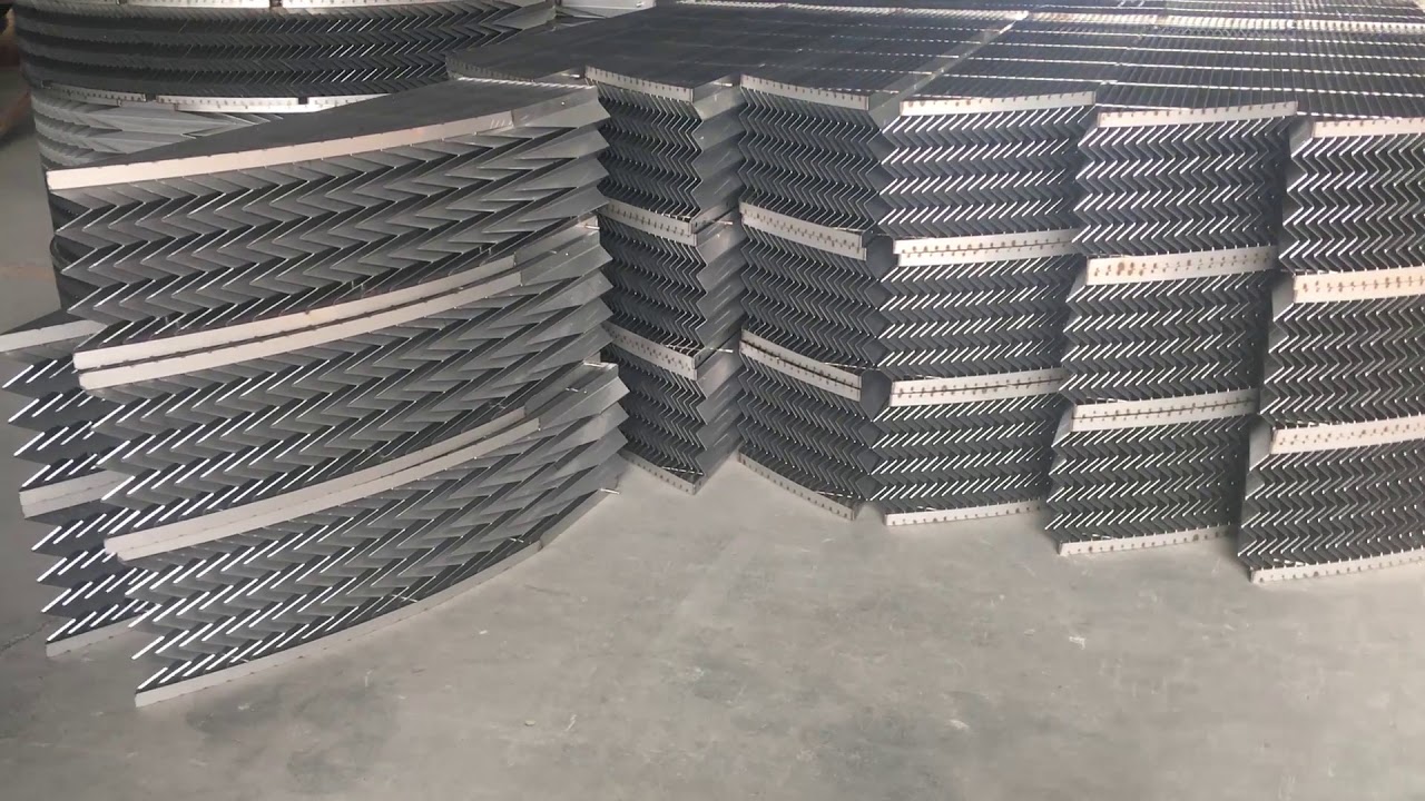 high quality Vane Pack Type Mist Eliminator - YouTube