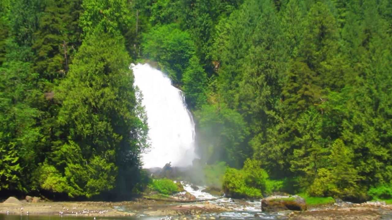Landing a Seaplane at Chatterbox Falls, Princess Louisa Inlet -- Young ...
